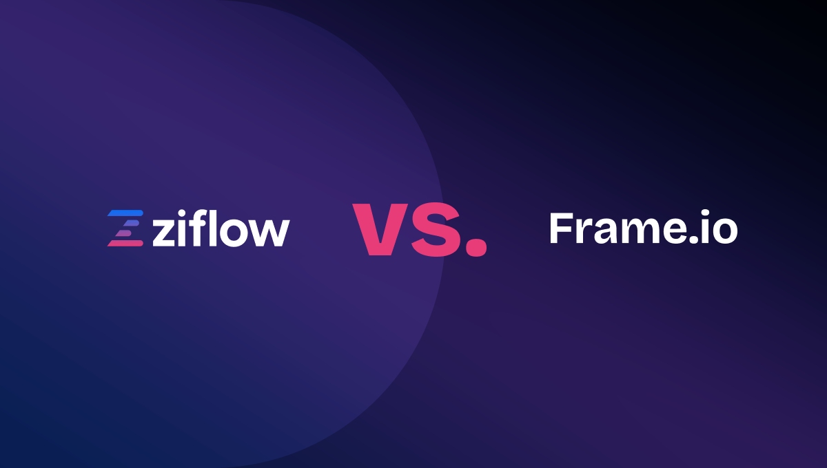 Ziflow vs. Frame.io: Which online proofing platform is best for your team?